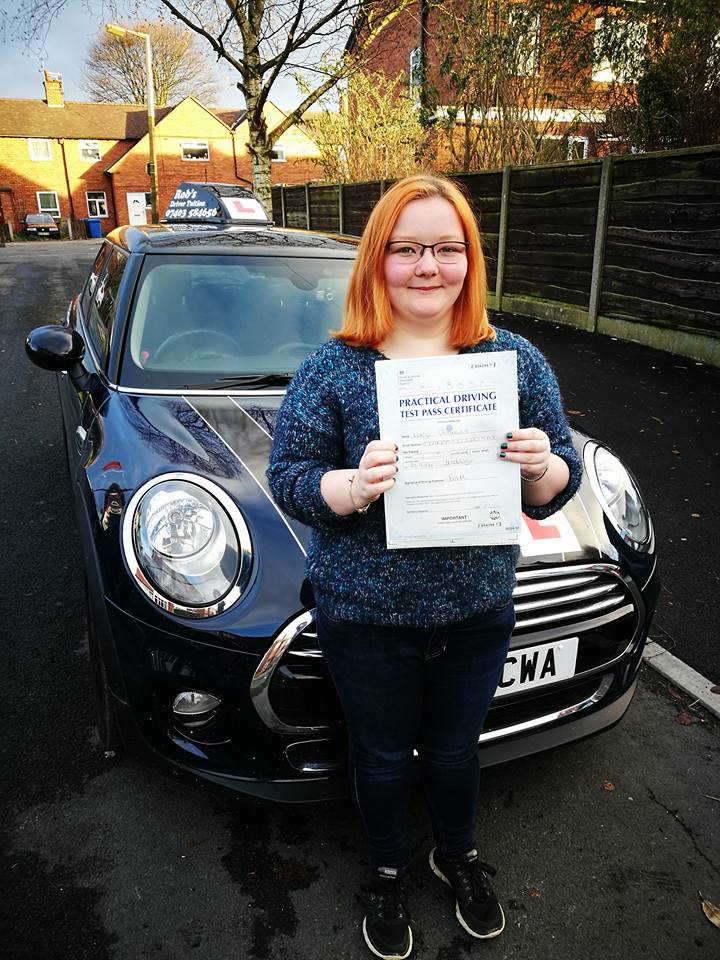 Congratulations to Lucy - Stockport Driving Lessons